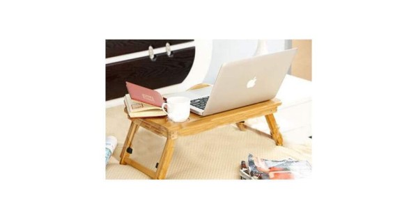 Масичка за лаптоп за легло от бамбук на топ цена — Онтайм