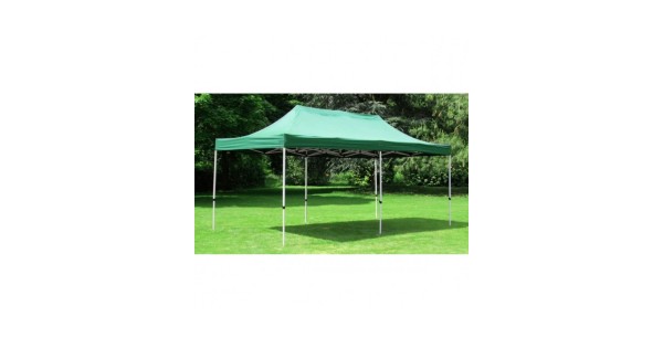 Градинска шатра 3 x 6 метра, 40кг, бяла конструкция — Онтайм